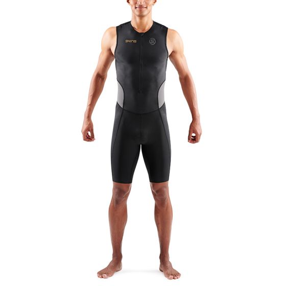 Skins TRI Brand S/L Tri Suit (black/carbon) | Insider Fußball ...